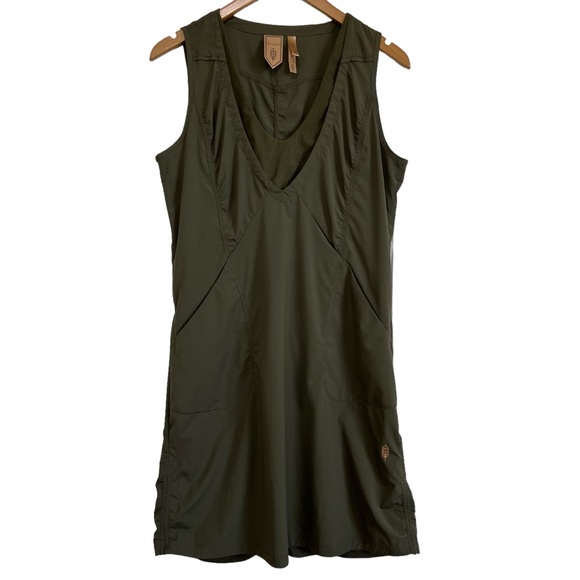Indygena | Dresses | Indygena Liike Iii Dress Activewear Olive Green ...
